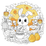 10 Free Printable Coloring Pages for Mid-Autumn Festival