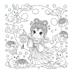 10 Free Printable Coloring Pages for Mid-Autumn Festival