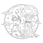 10 Free Printable Coloring Pages for Mid-Autumn Festival