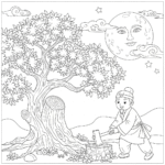 10 Free Printable Coloring Pages for Mid-Autumn Festival