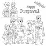 Free Printable Deepavali (Diwali) Coloring Pages for Kids | Festival of ...