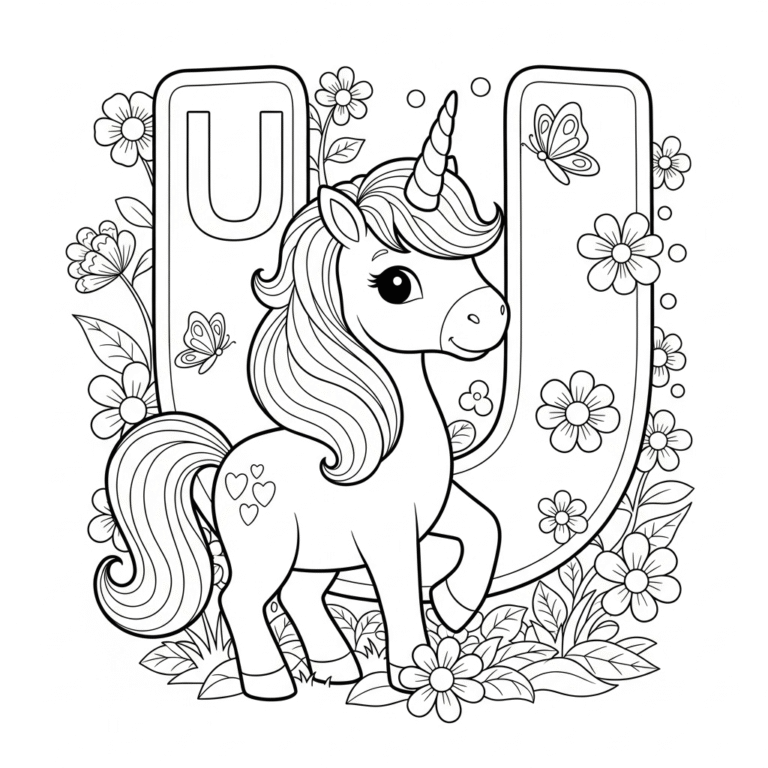 Free Printable Alphabet Coloring Pages (A–Z) for Kids