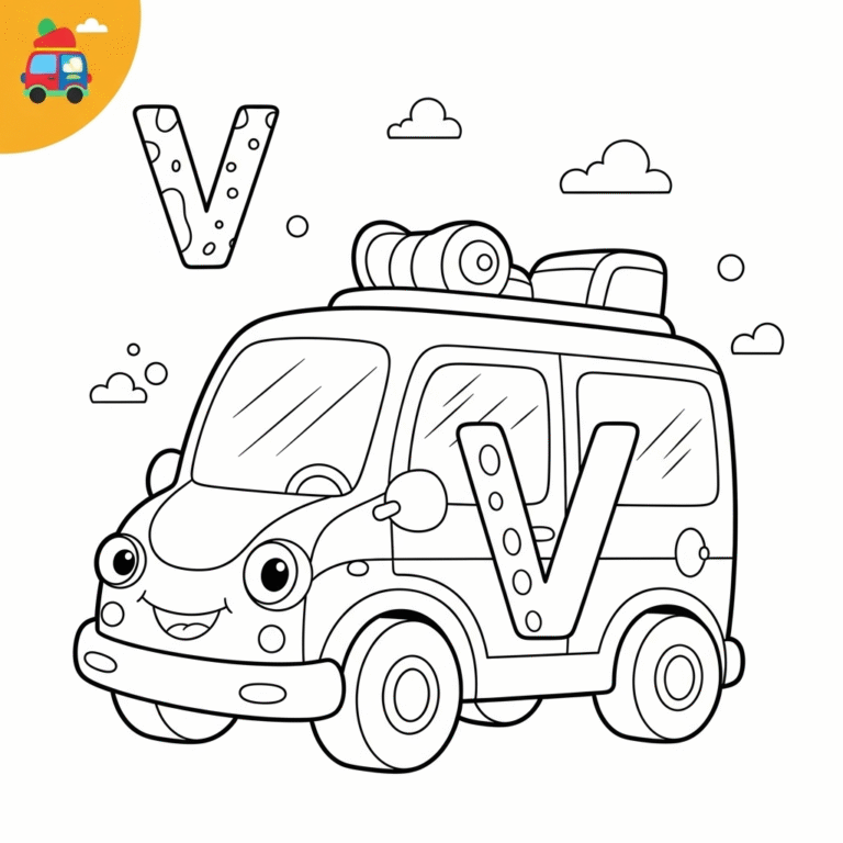 Free Printable Alphabet Coloring Pages (A–Z) for Kids
