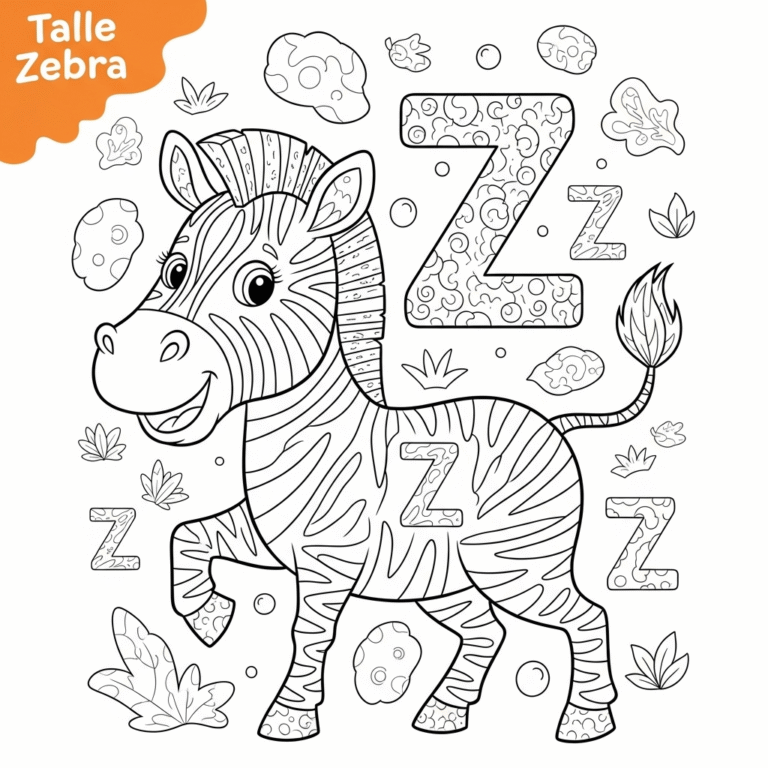 Free Printable Alphabet Coloring Pages (A–Z) for Kids