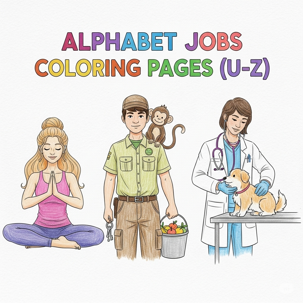 Fun with ABC & 123 – Printable Coloring Pages for Kids | 快乐学 ABC & 123 ...